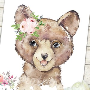 Blush Woodland Animal Set / Printable Nursery Art / Boho Nursery Décor ...