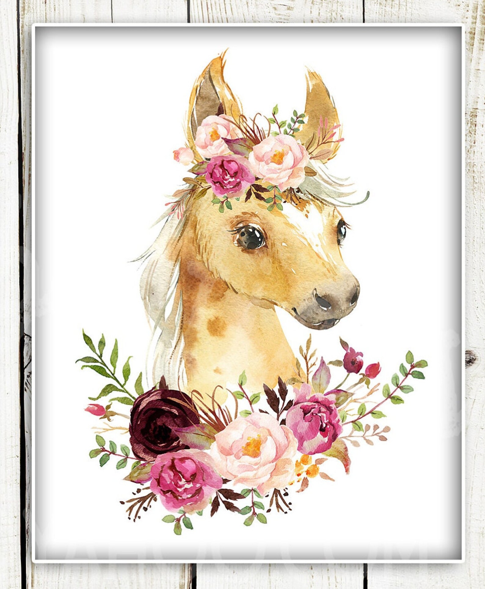 Boho Farm Animals / Printable Nursery Art Prints / Baby Girl - Etsy