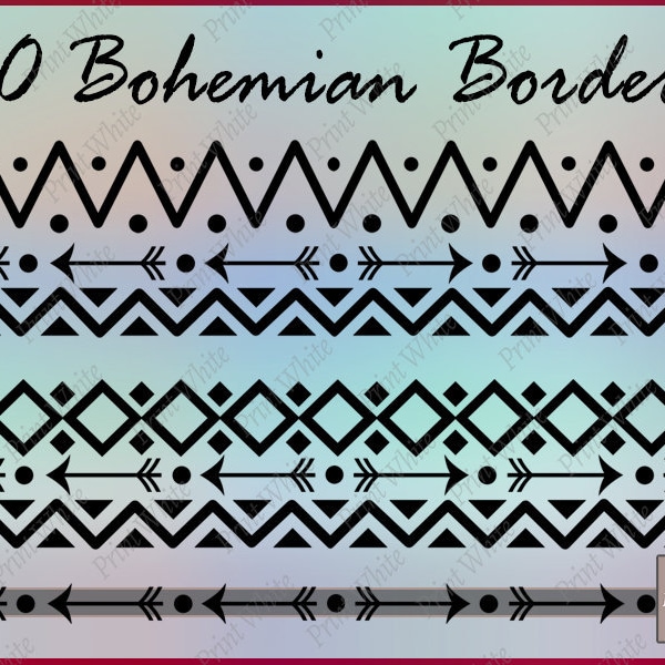 Chevron Borders - Etsy
