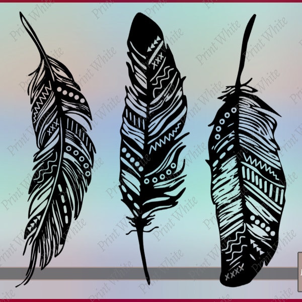 Zentangle Feather - Etsy