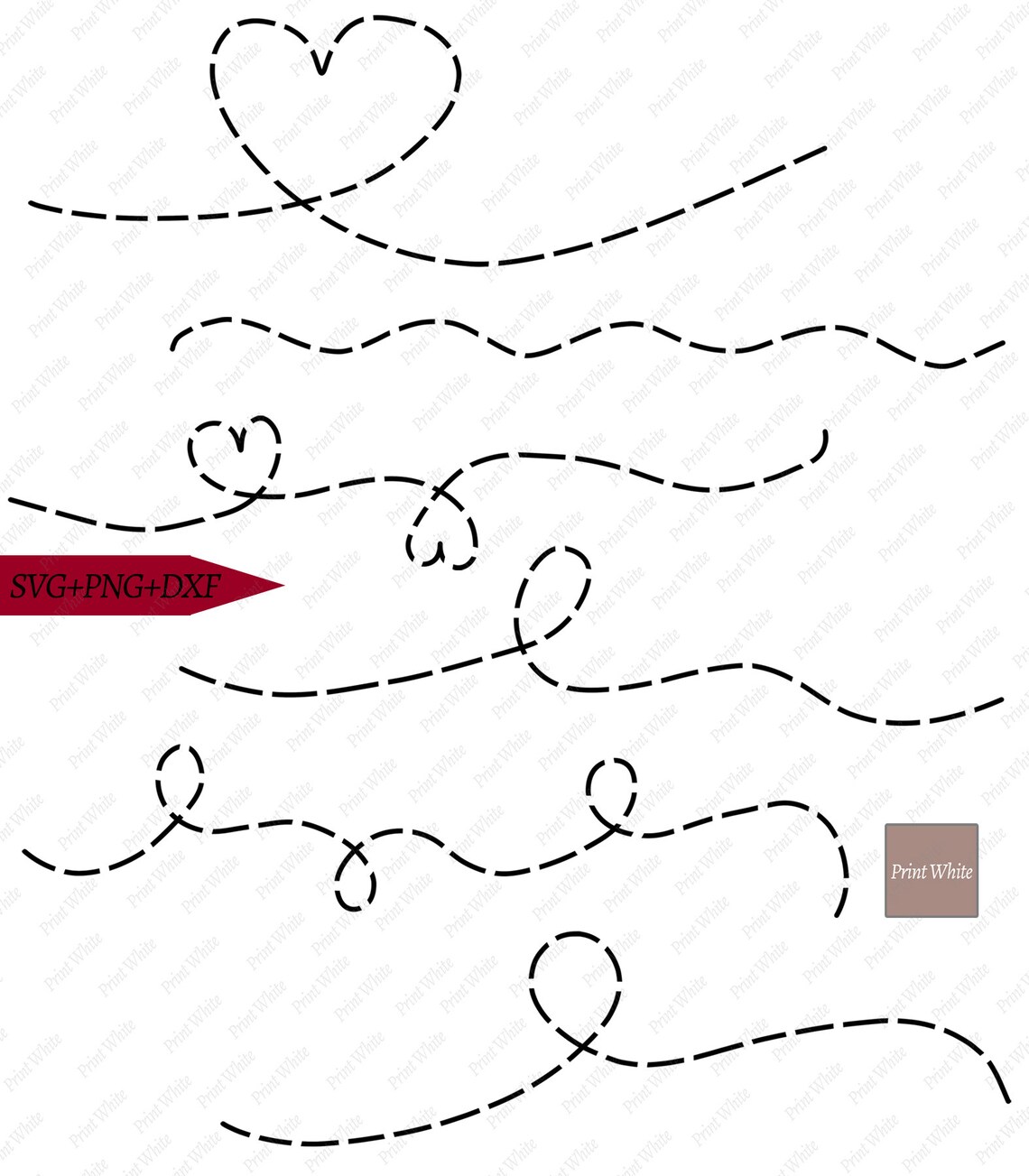 Bee Svg Dotted Line Doodles Svg Png Dxf Colorful Bee Cut File | Etsy