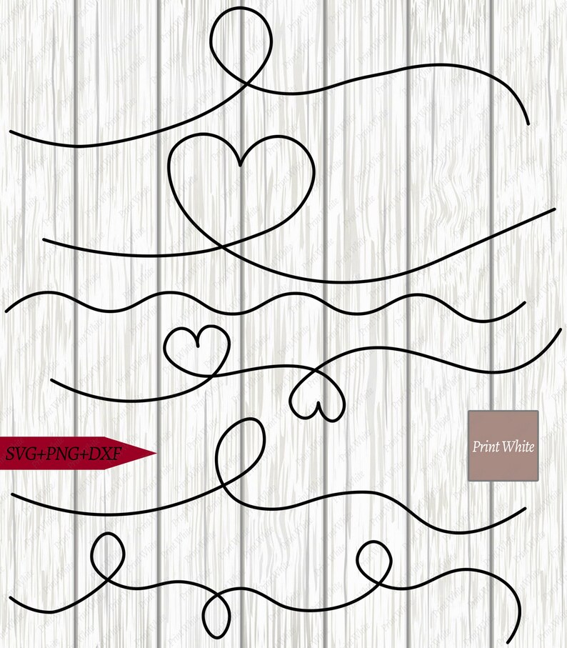 Doodle Lines Svg Dxf Png Digital Download Doodle Line Clipart - Etsy