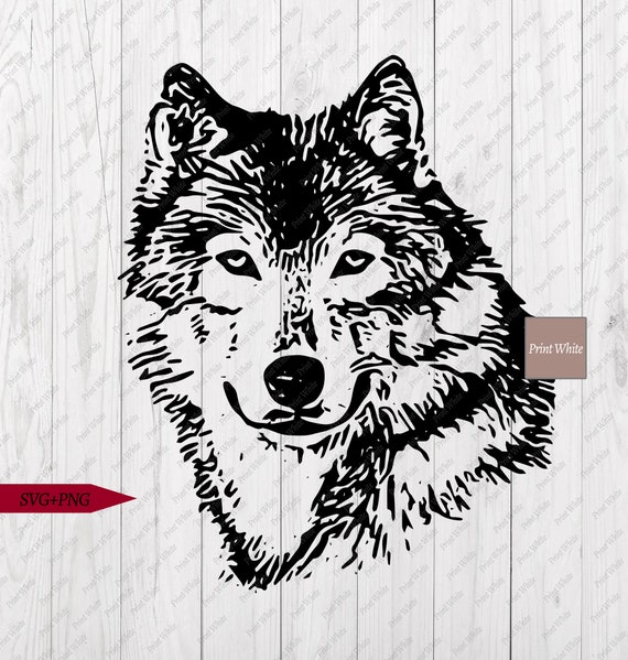 Art & Collectibles Drawing & Illustration Silhouette Wolf Cut file Wolf ...