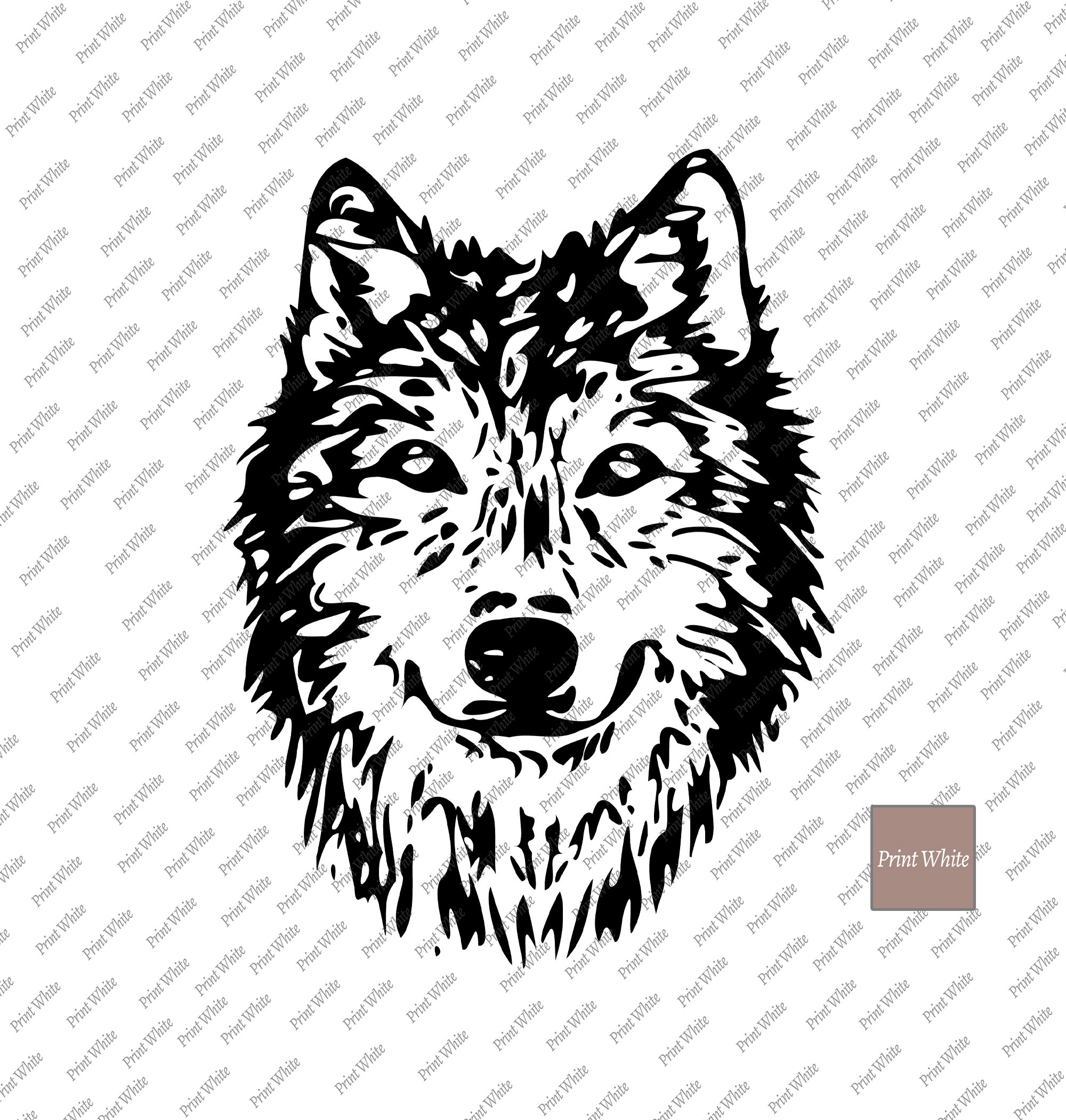Wolf Vector Silhouette