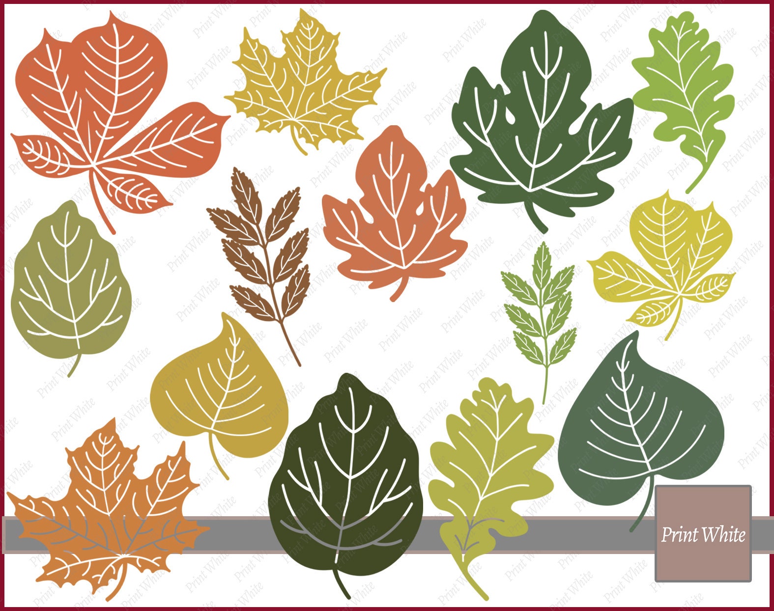 Leaf Svg Leaves Wreath Svg Fall Svg Leaves Clipart Maple Leaf - Etsy Canada