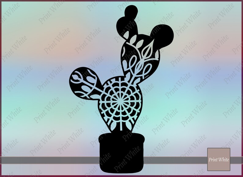 Cactus Svg Bundle Mandala Cactus Zentangle Cactus Clipart - Etsy