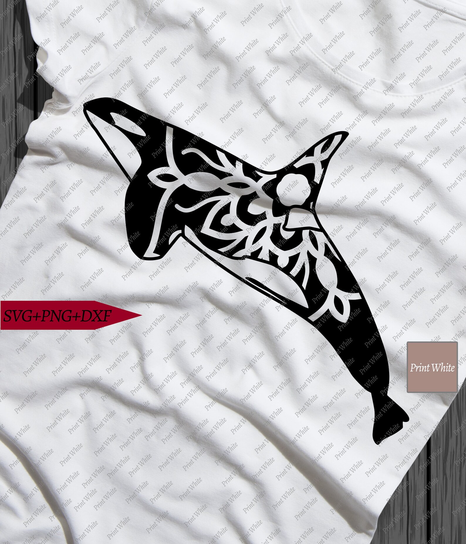 Orca Mandala Svg Png Dxf Killer Whale Cut File Animal Mandala - Etsy UK