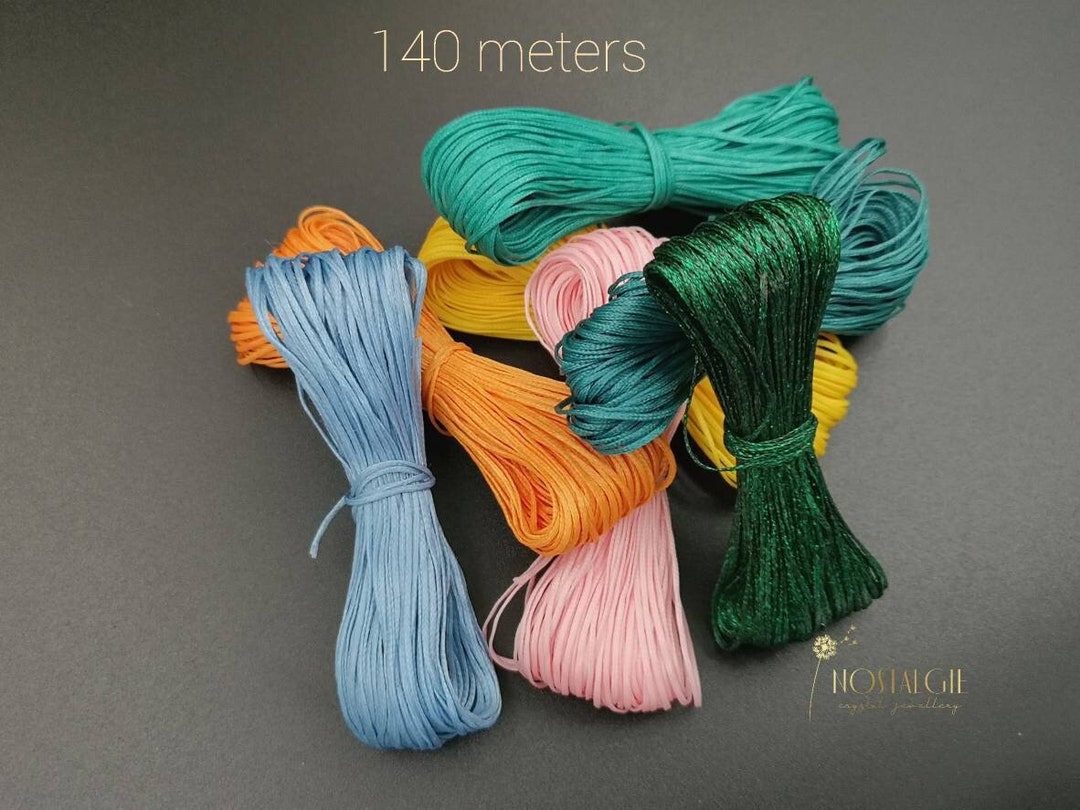 Macrame Waxed Thread Combination, 140 Meter - Etsy