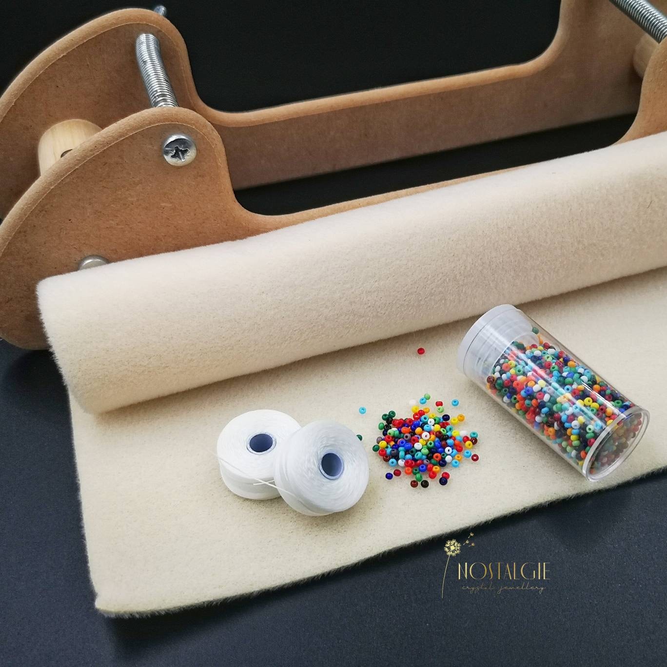 Wood Bead Loom Loom Kit Stone Wrapping Toll - Etsy