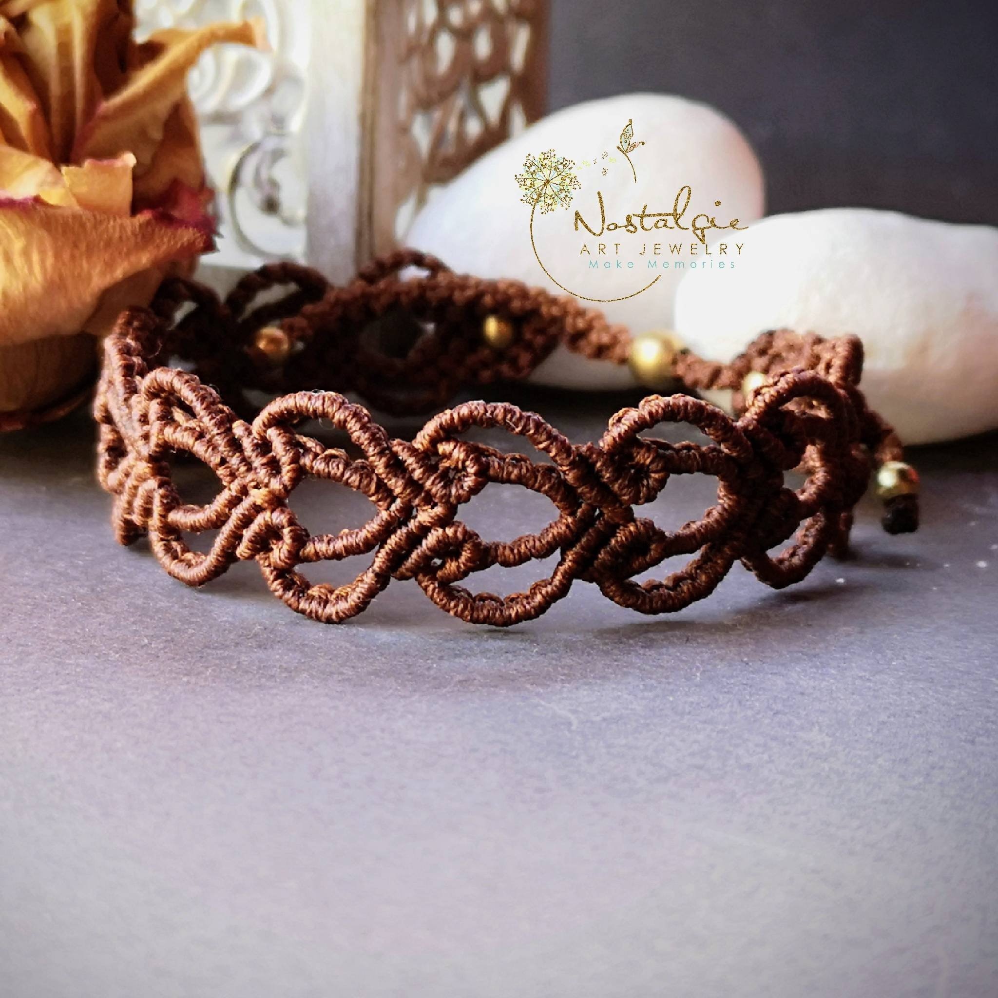 Rustic Macrame Mens Bracelet, Celtic Braided Bracelet, - Etsy