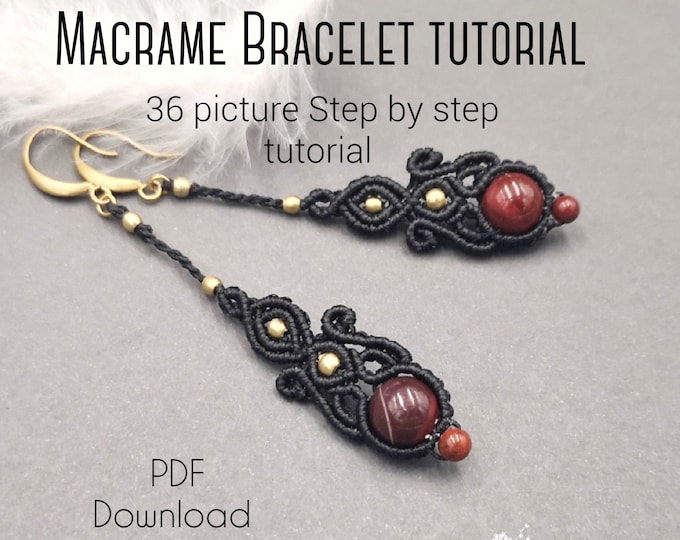 Macrame Bracelet Tutorial , Macrame Fantasy Bracelet PDF English - Etsy