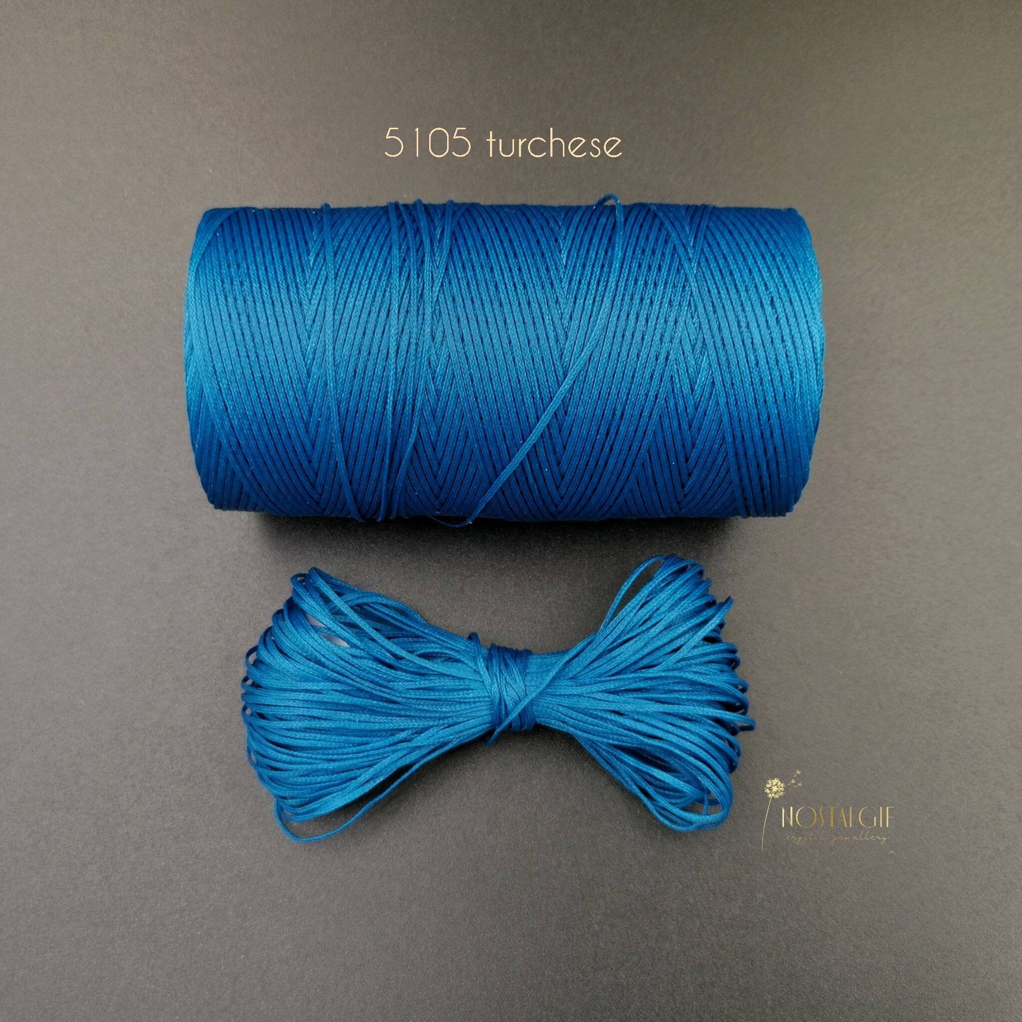 Macrame Waxed Cord Jewelry Thread Macrame Supplies | Etsy