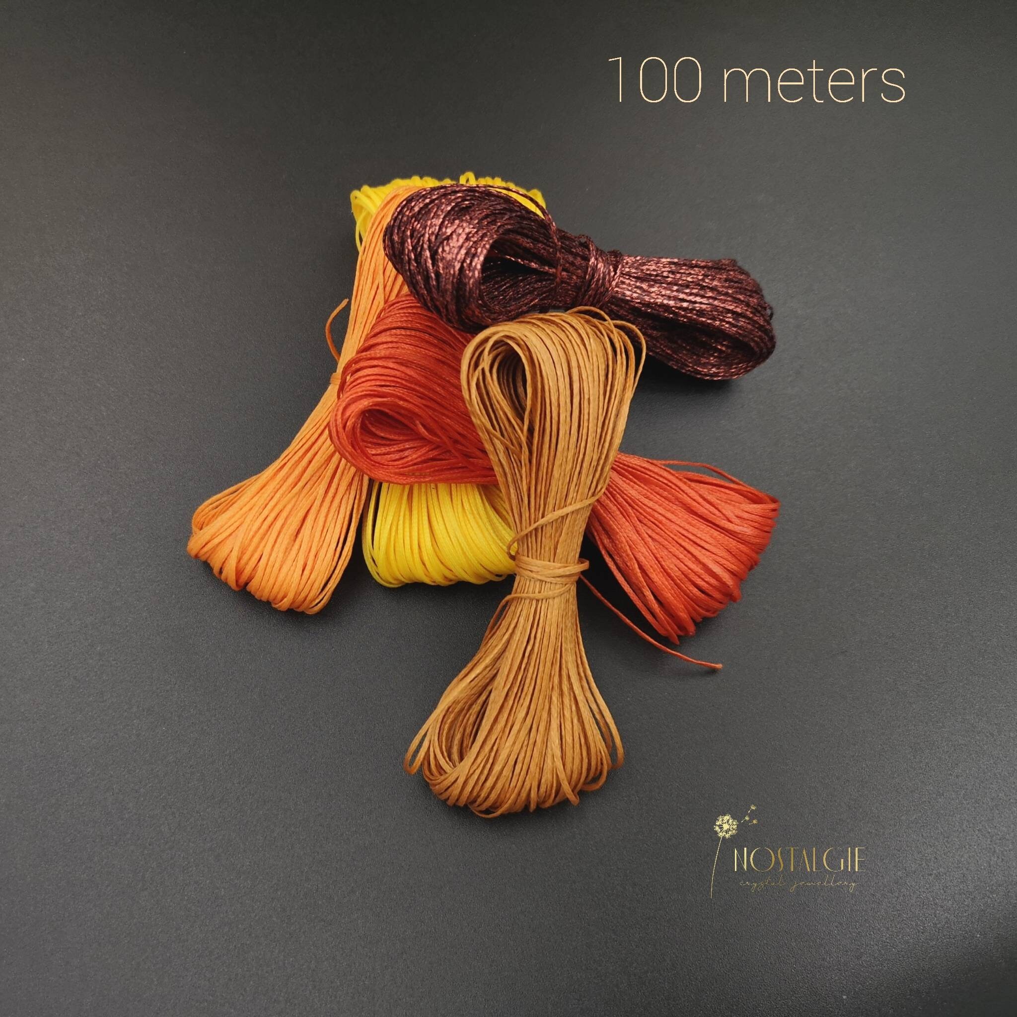 Macrame Waxed Thread Macrame Supplys Waxed Cord - Etsy