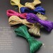 Waxed Metallic Macrame Thread, 4 Color Combination - Etsy