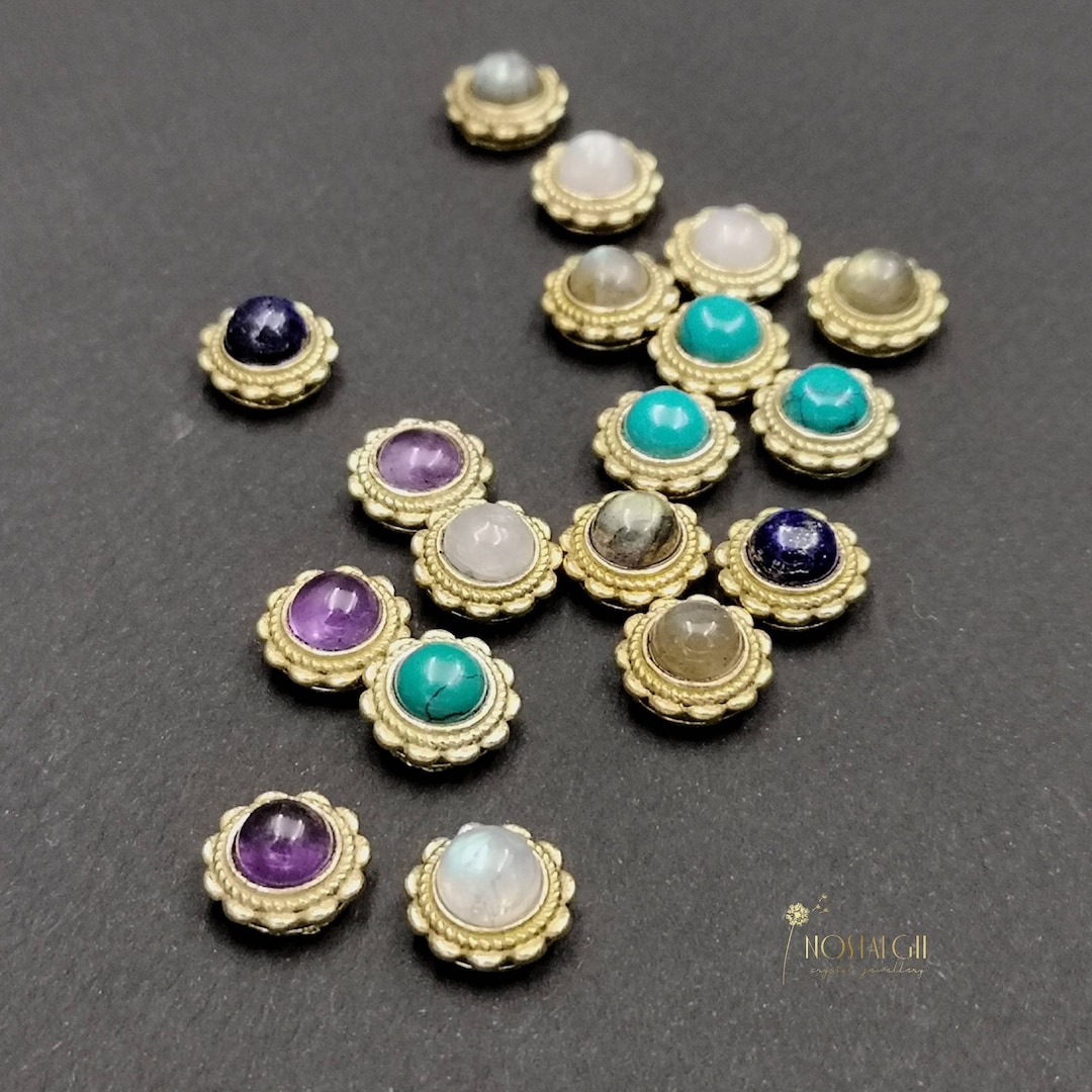 Grooved Stone, Tiny Stone With Groove, Macrame Supplies - Etsy