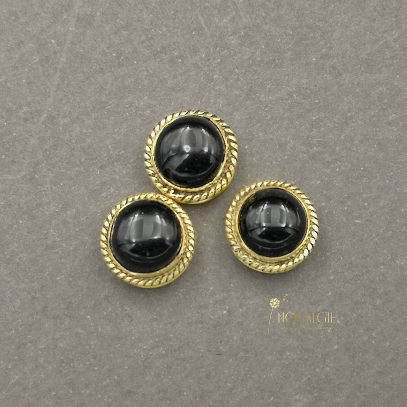 Grooved Stone Gemstone With Frame 12mm - Etsy