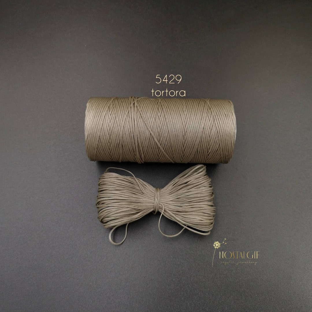 Macrame Cord, Waxed Macrame Thread, - Etsy