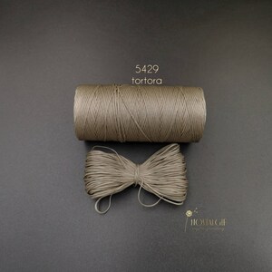 Macrame Cord, Waxed Macrame Thread, - Etsy