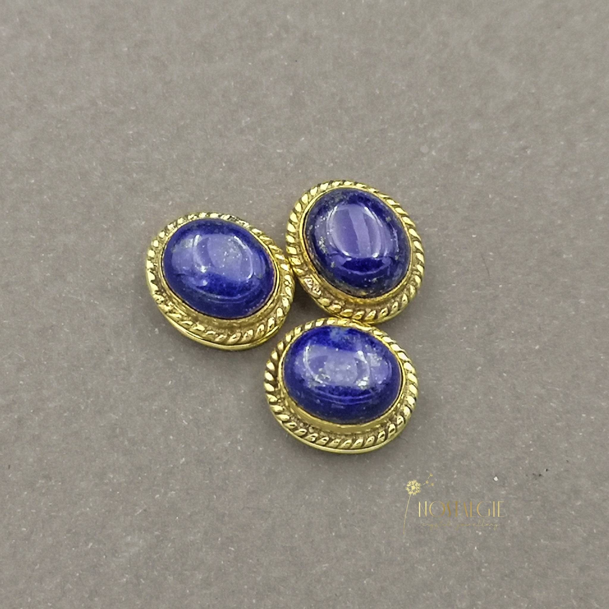 Grooved Stone, Gemstone With Frame 11x14mm - Etsy