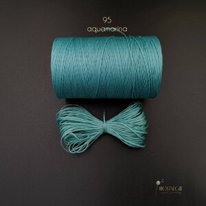 Macrame Cord, Waxed Macrame Thread, - Etsy