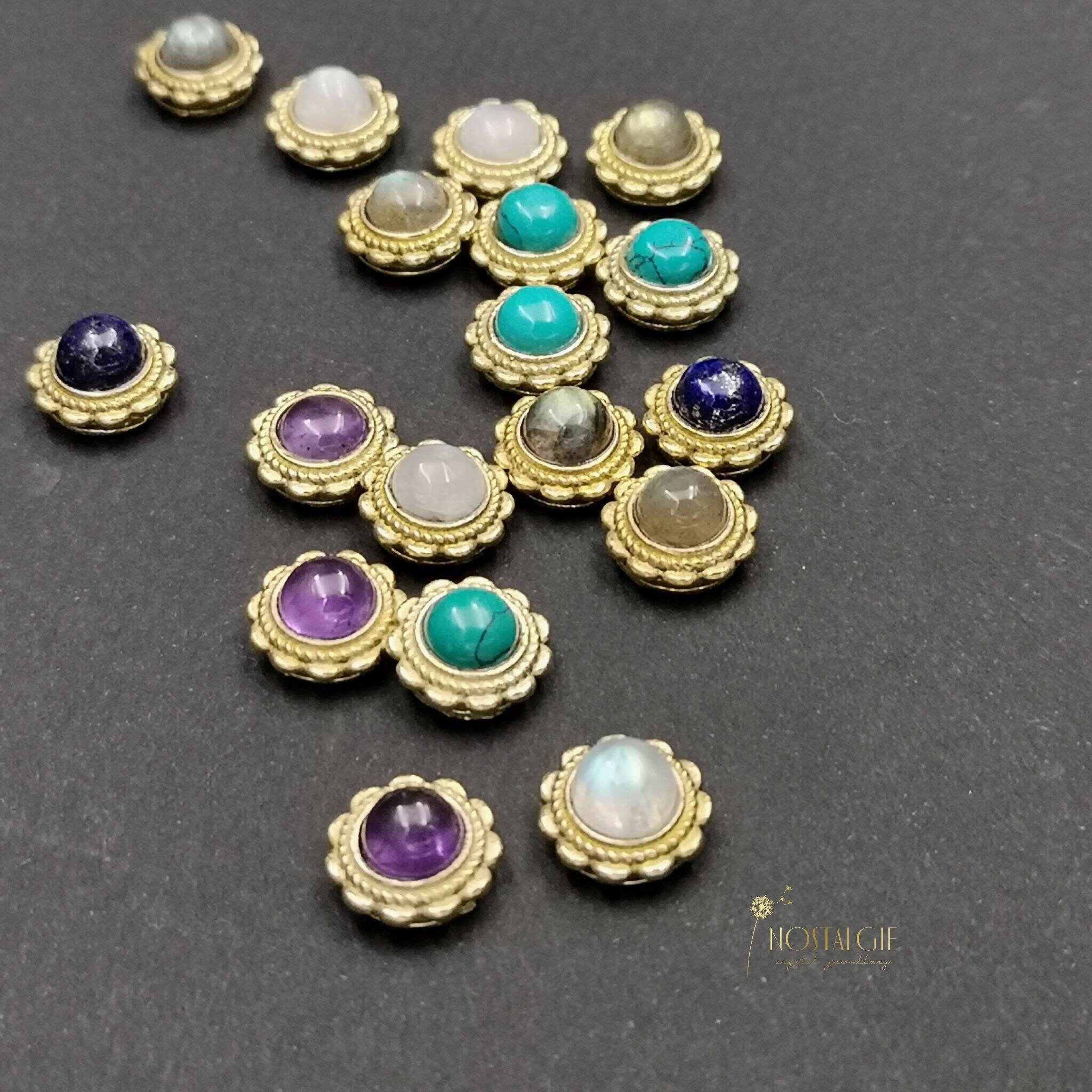 Grooved Stone Tiny Stone with Groove Macrame Supplies | Etsy