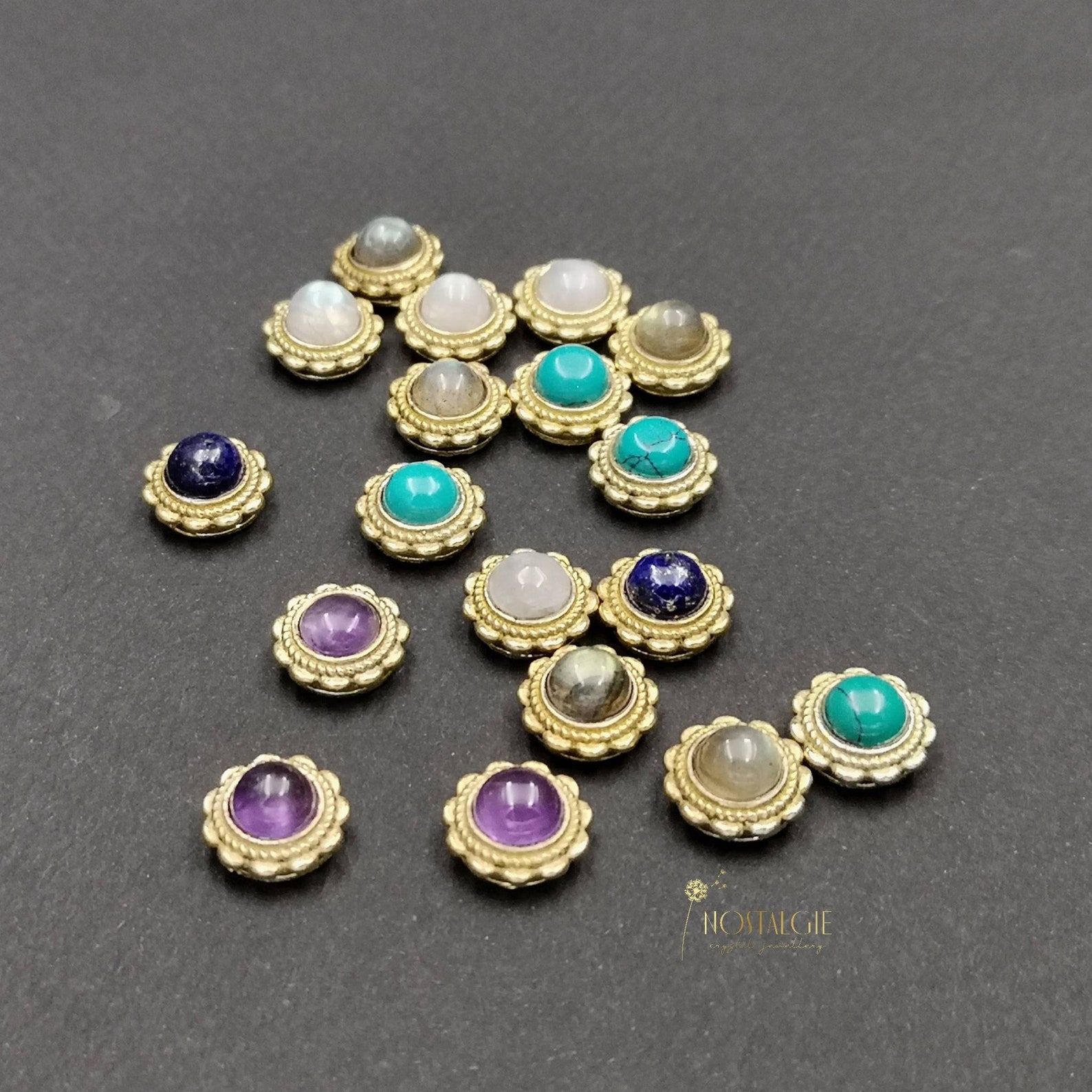 Grooved Stone Tiny Stone With Groove Macrame Supplies - Etsy