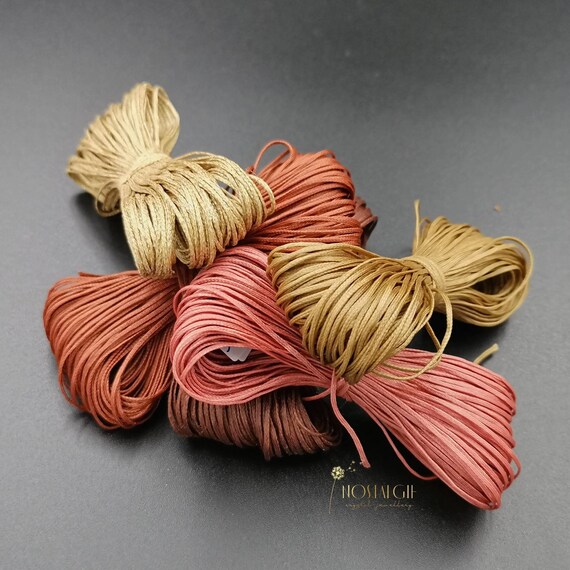 Macrame Thread Waxed Cord Macrame Supplies | Etsy