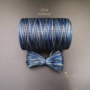 Macrame Cord, Waxed Thread Multicolor 500 Meter - Etsy