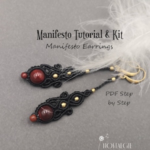 Macrame Pattern, Macrame Earrings Tutorial, PDF Download File - Etsy