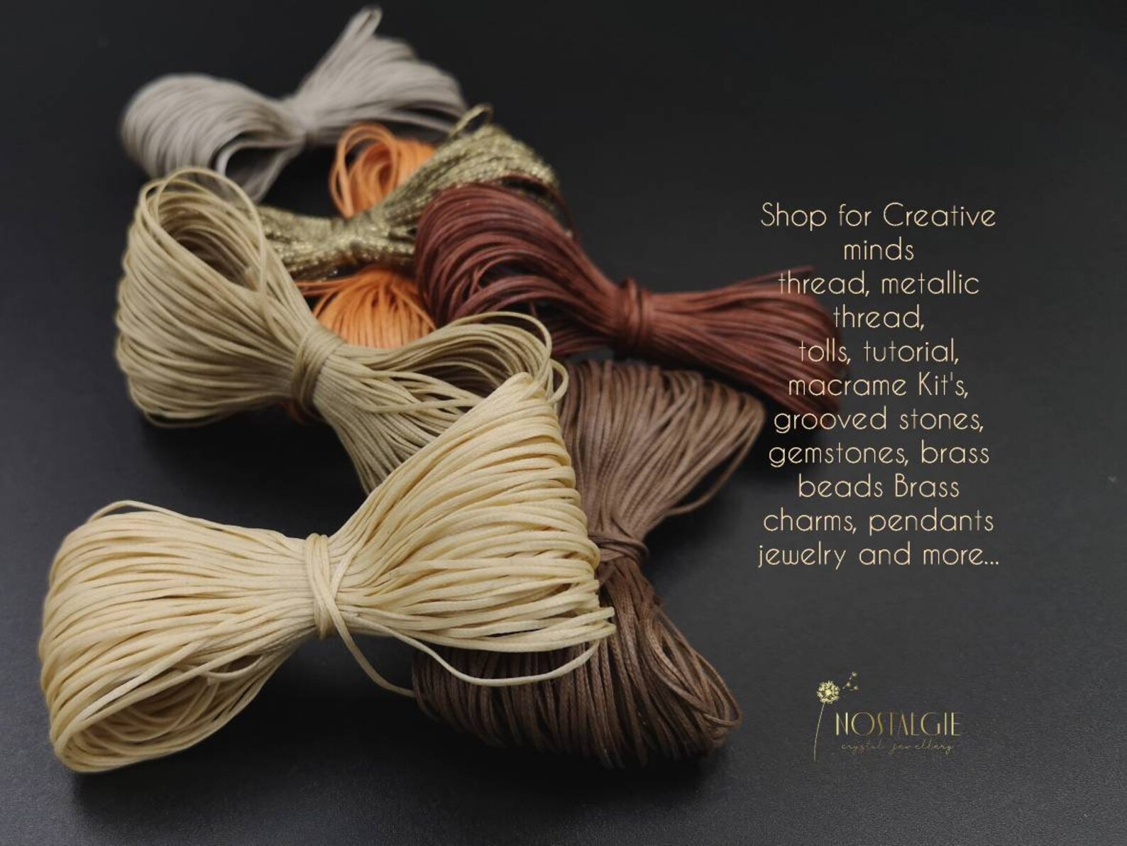 Waxed Macrame Metallic Cord Macrame Metallic Thread | Etsy