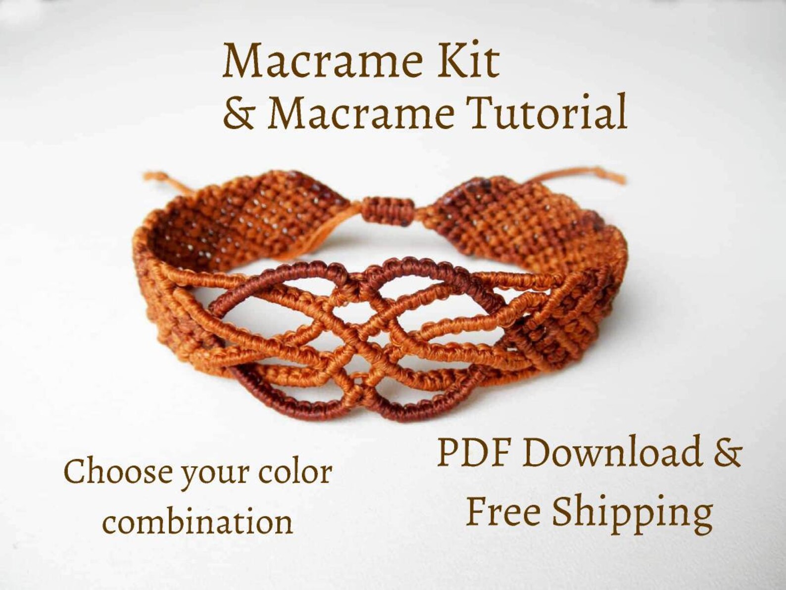 Macrame Bracelet Kit Men's Bracelet Tutorialcelticum - Etsy