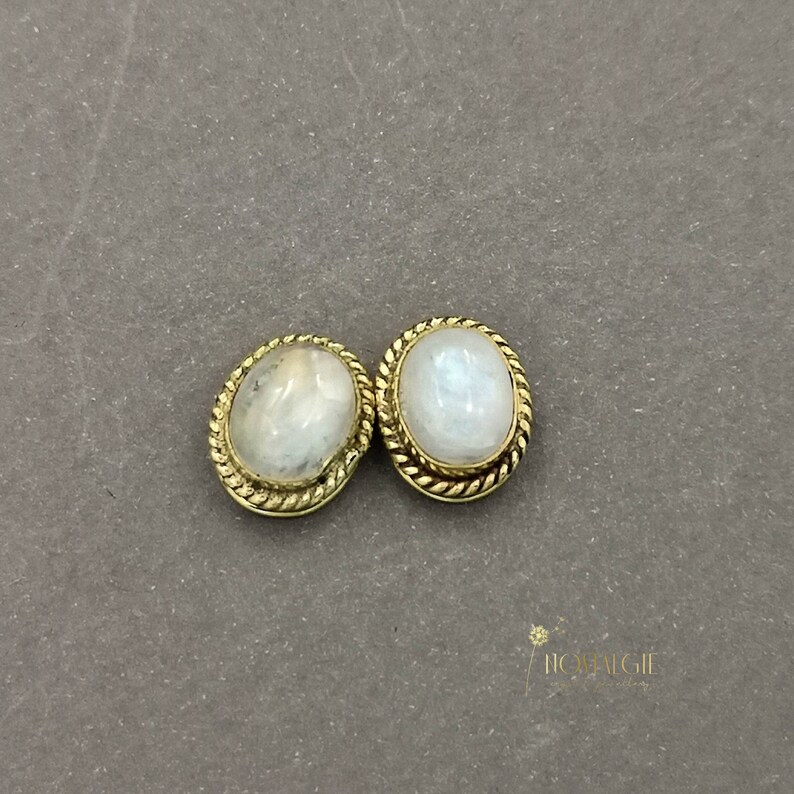 Grooved Stone Gemstone With Frame 11x14mm - Etsy