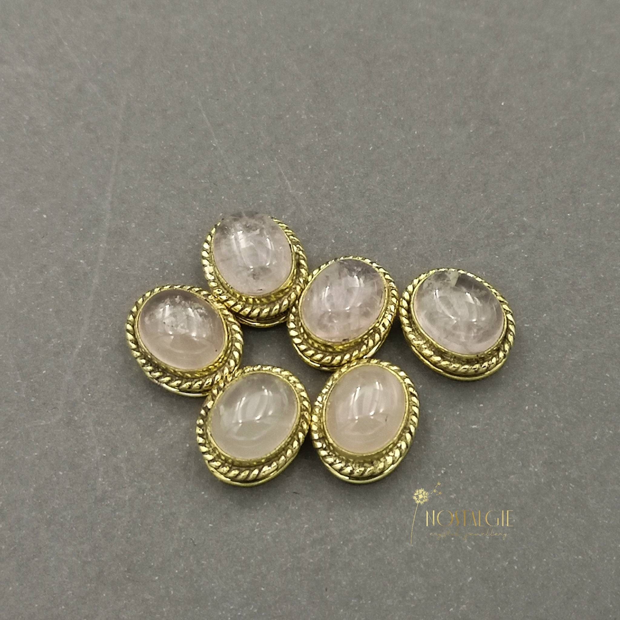 Grooved Stone, Gemstone With Frame 11x14mm - Etsy