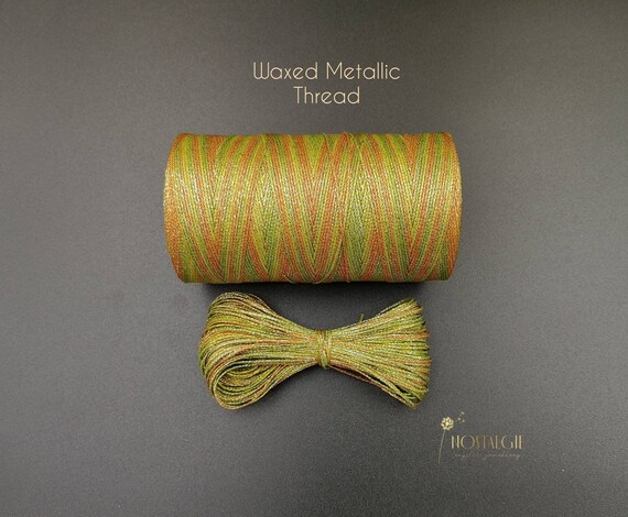 Macrame Waxed Metallic Thread Macrame Supplies - Etsy