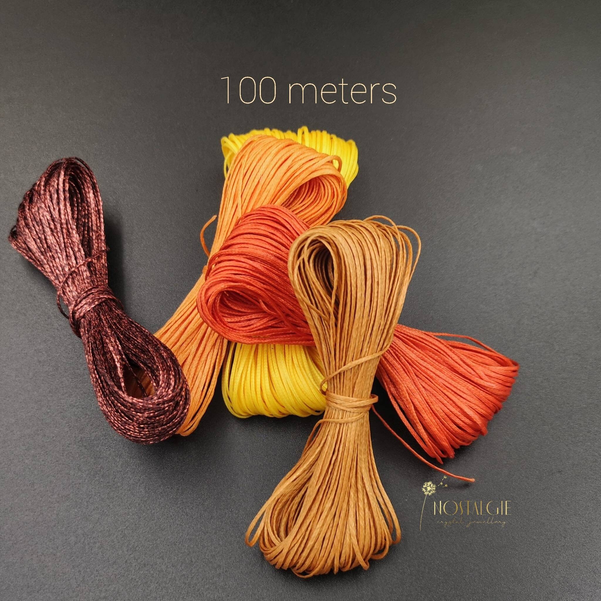 Macrame Waxed Thread Macrame Supplys Waxed Cord - Etsy