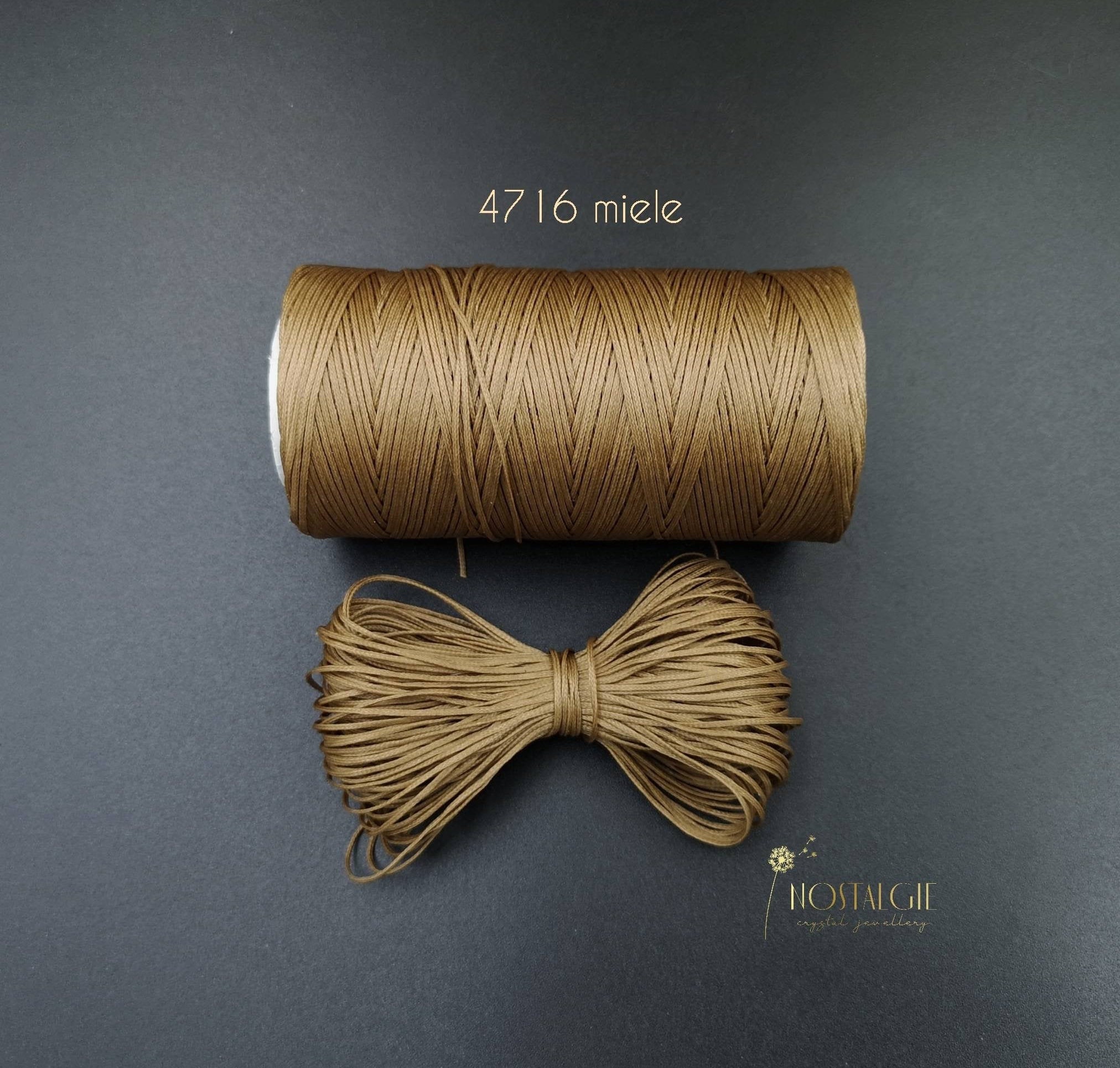 Macrame Jewellery Thread Waxed Thread Macrame Cord 500 Meter - Etsy