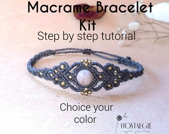 Macrame Bracelet Tutorial , Macrame Fantasy Bracelet PDF English - Etsy