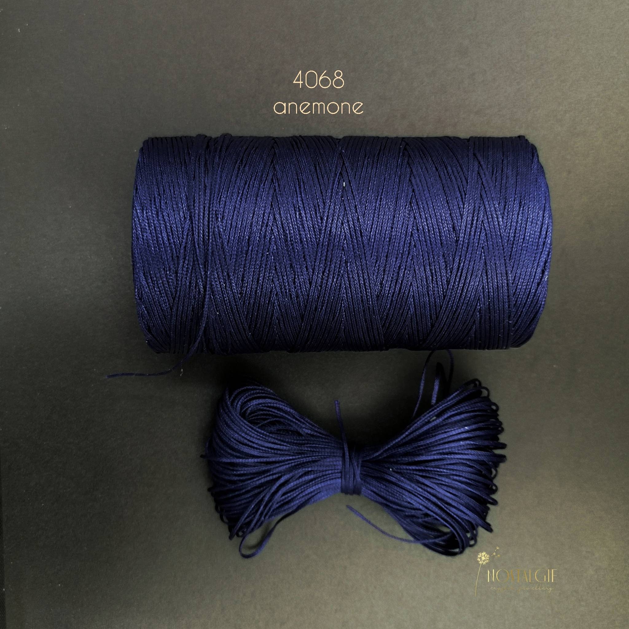 Macrame Waxed Cord Jewelry Thread Macrame Supplies | Etsy