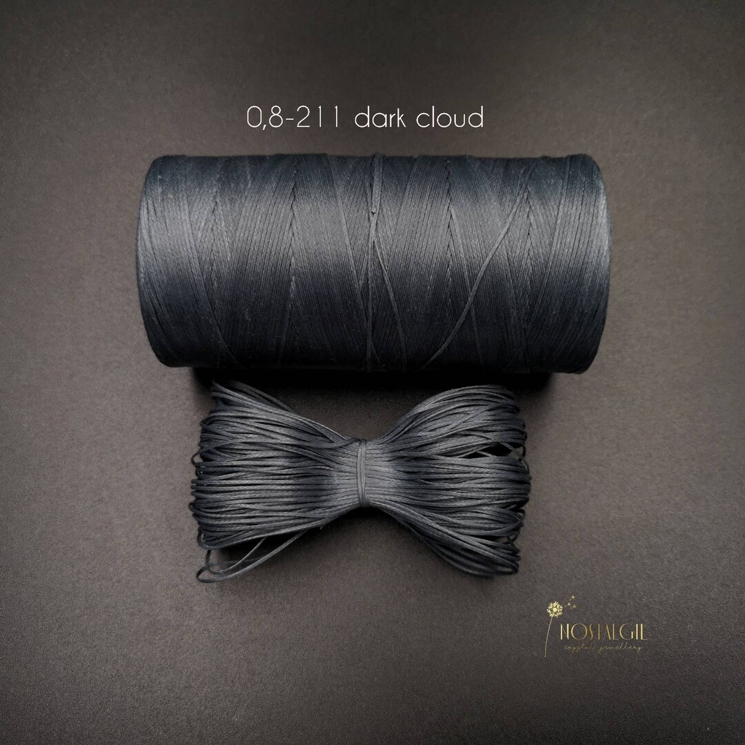 Macrame Thread, Waxed Cord, Macrame Supplies 0,8mm - Etsy