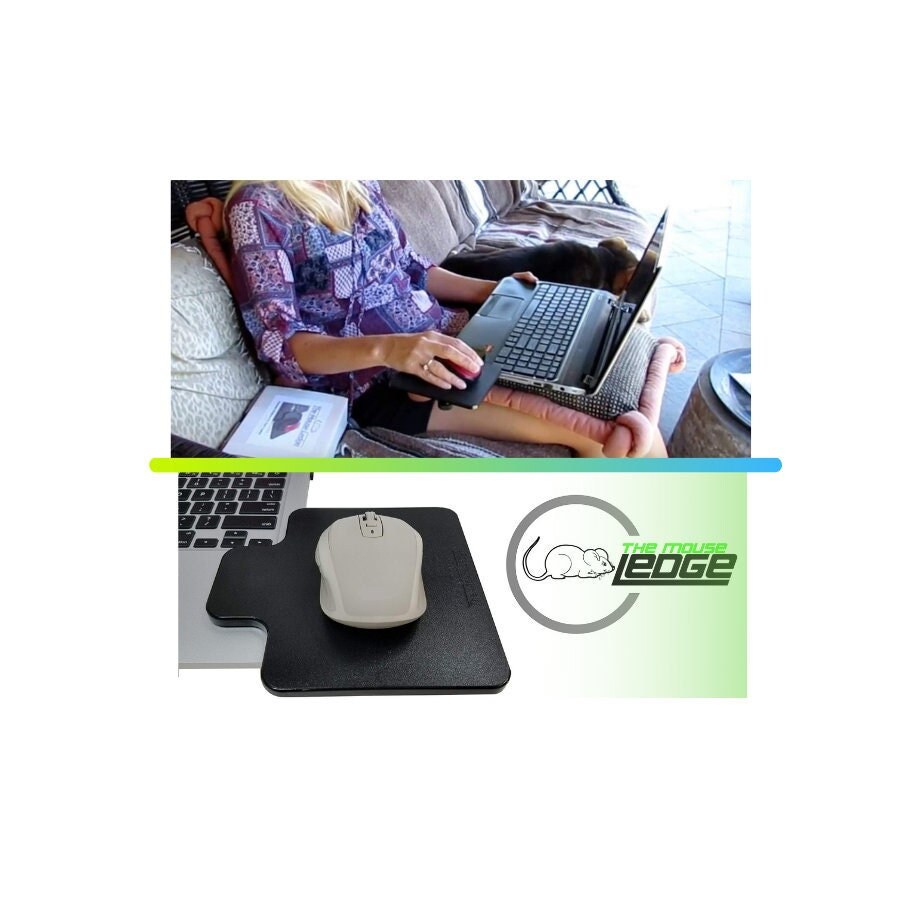 Creator's Mouse Ledge laptop Mouse Extension Slick Surface W/edge Guard ...