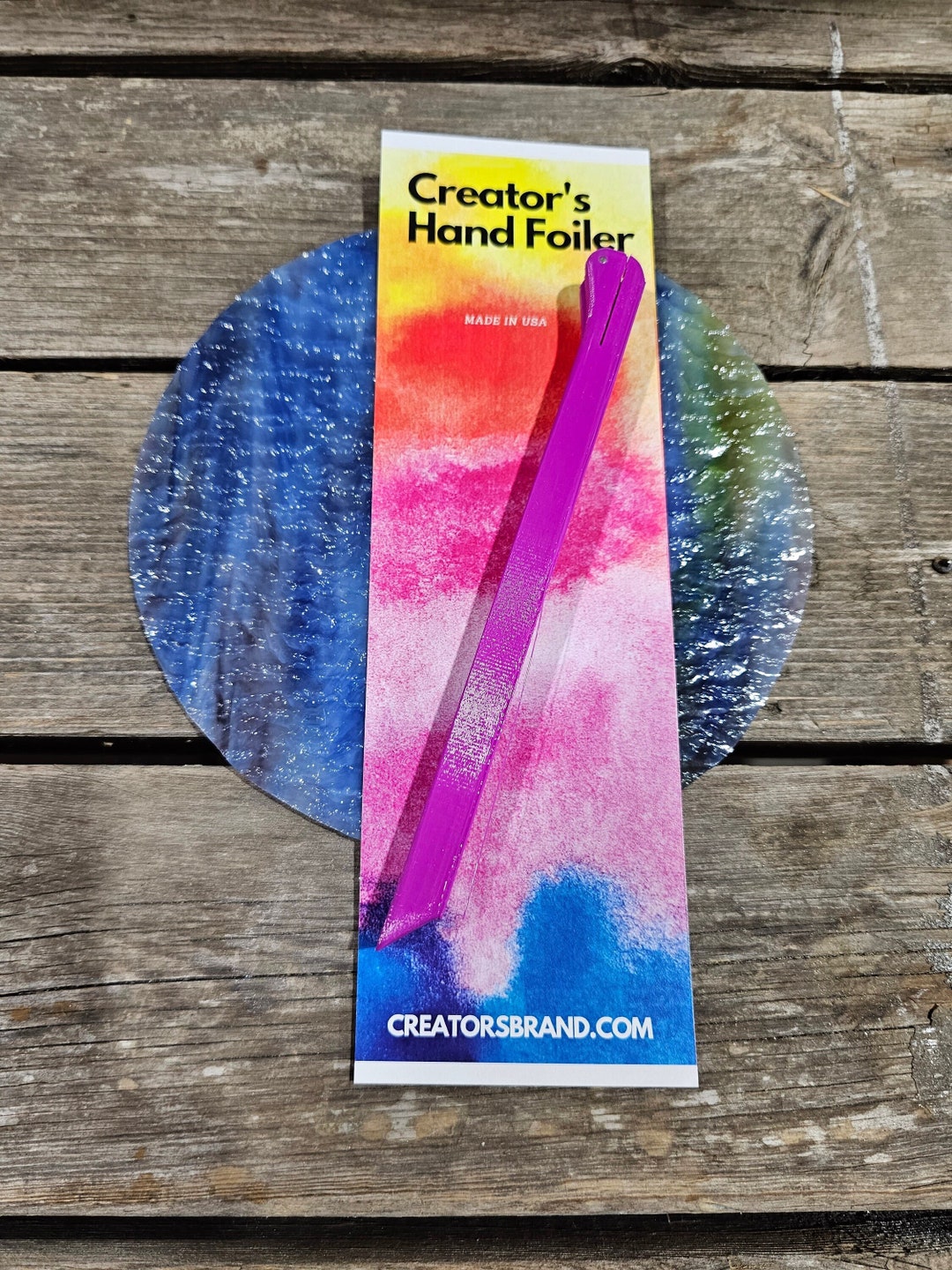 Creator's 3/16", 7/32", 1/4" Hand Foiler - Makes Foiling Stained Glass ...