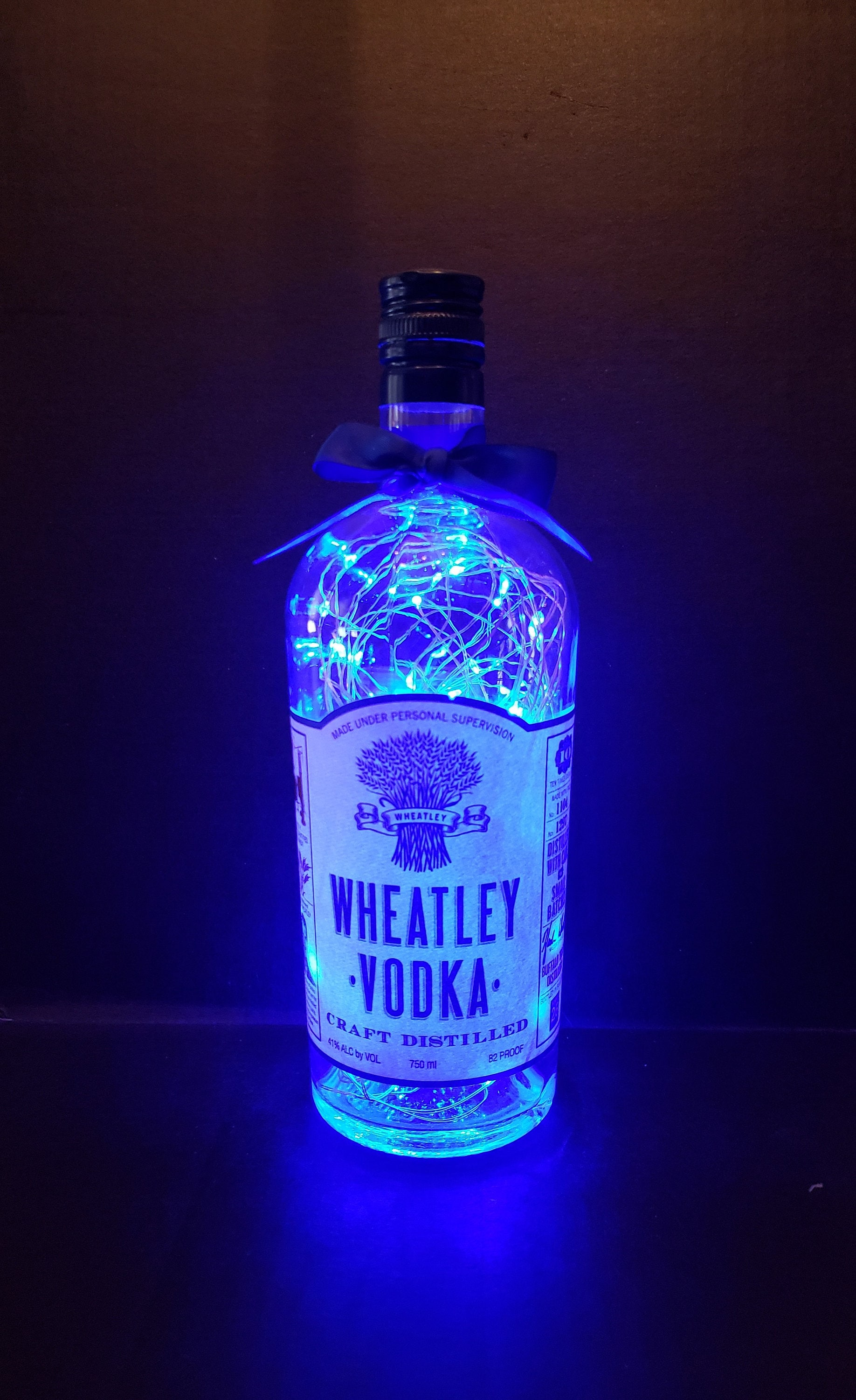 Wheatley Vodka. LED Battery Operated Lights. Blue Lights - Etsy