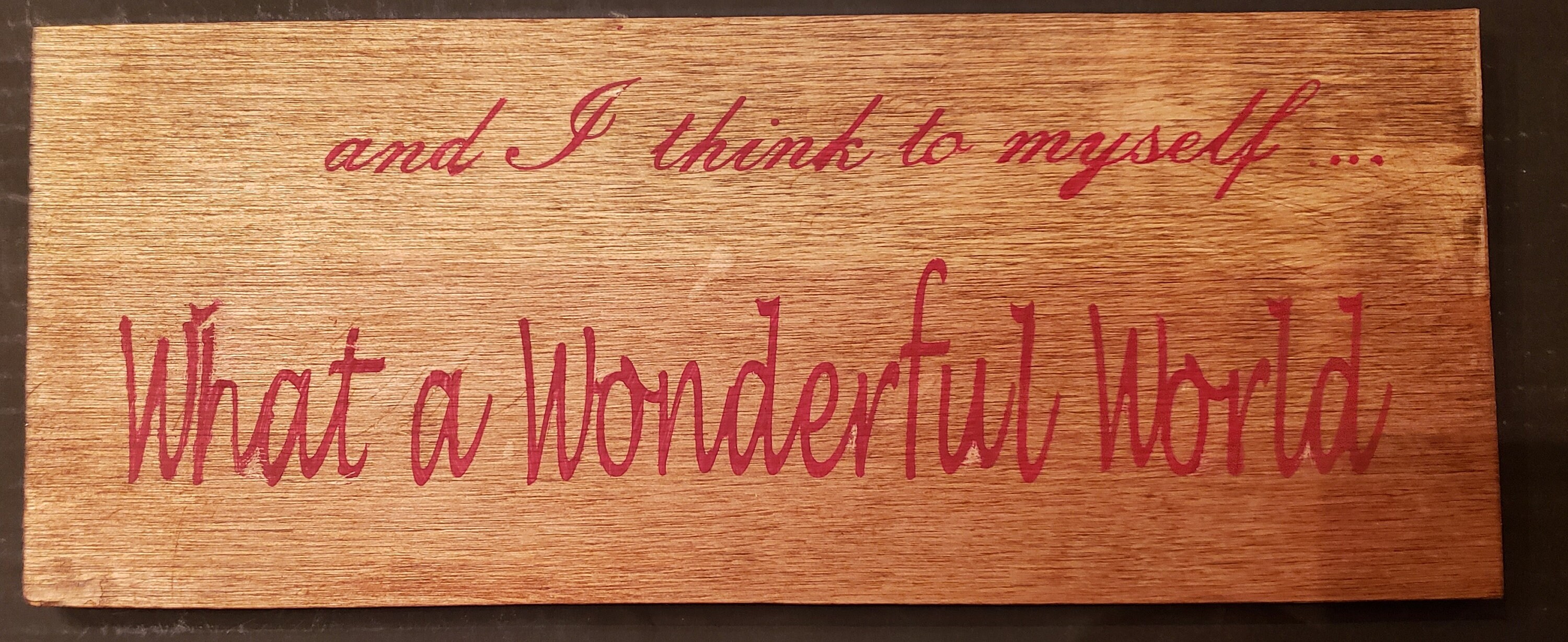 Wood Wall Art: Quotes and Sayings and I Think to | Etsy