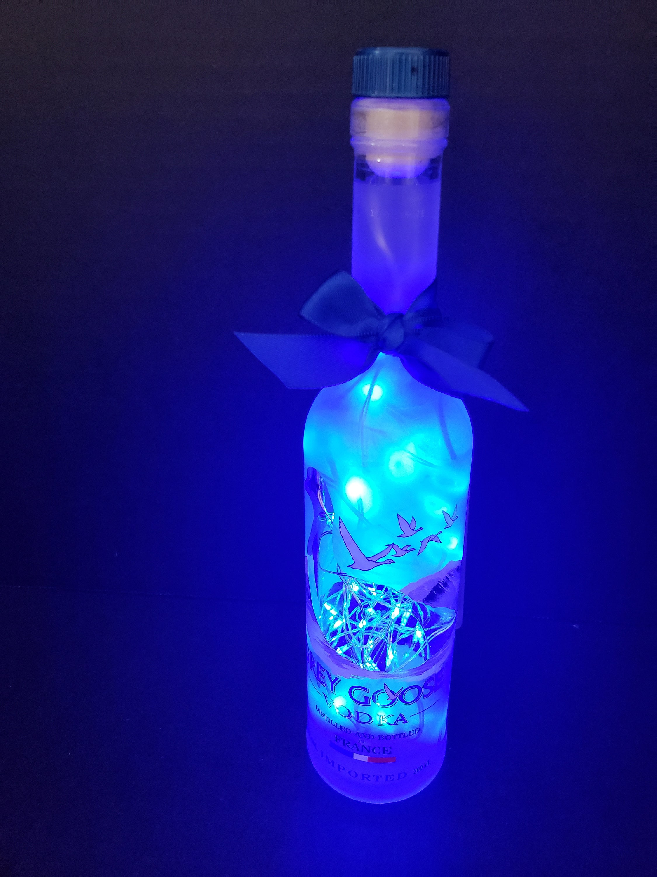 Grey Goose Vodka Liquor Bottle. LED Battery Operated Lights. Multiple ...