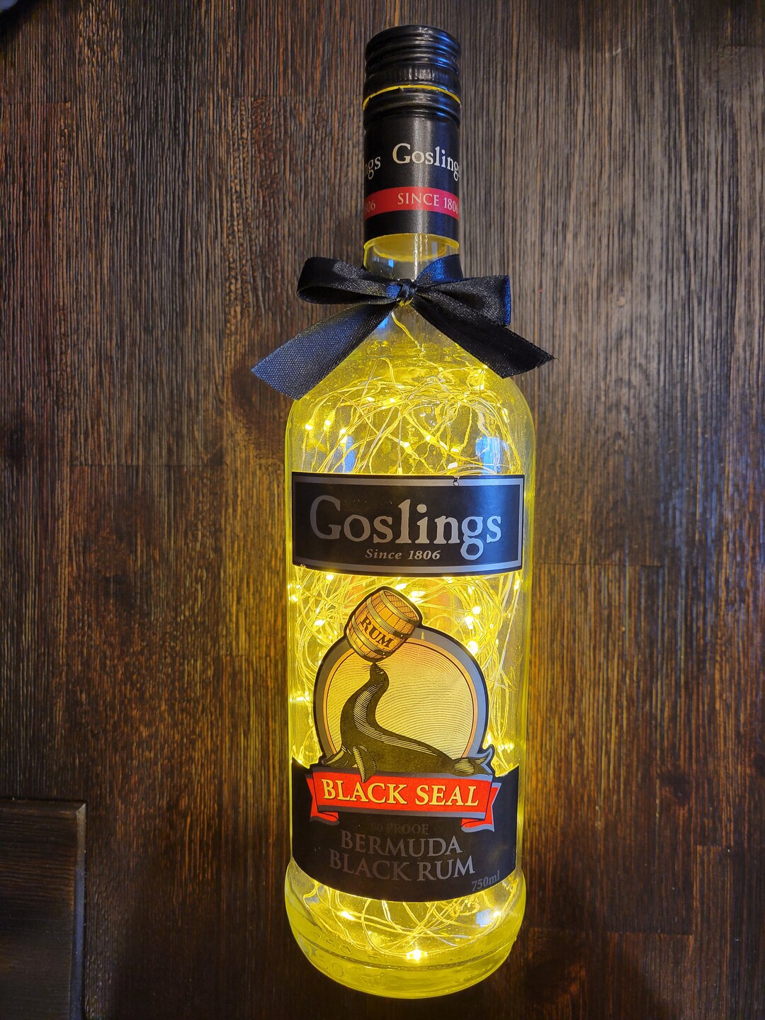 Goslings Black Seal Bermuda Black Rum - Etsy