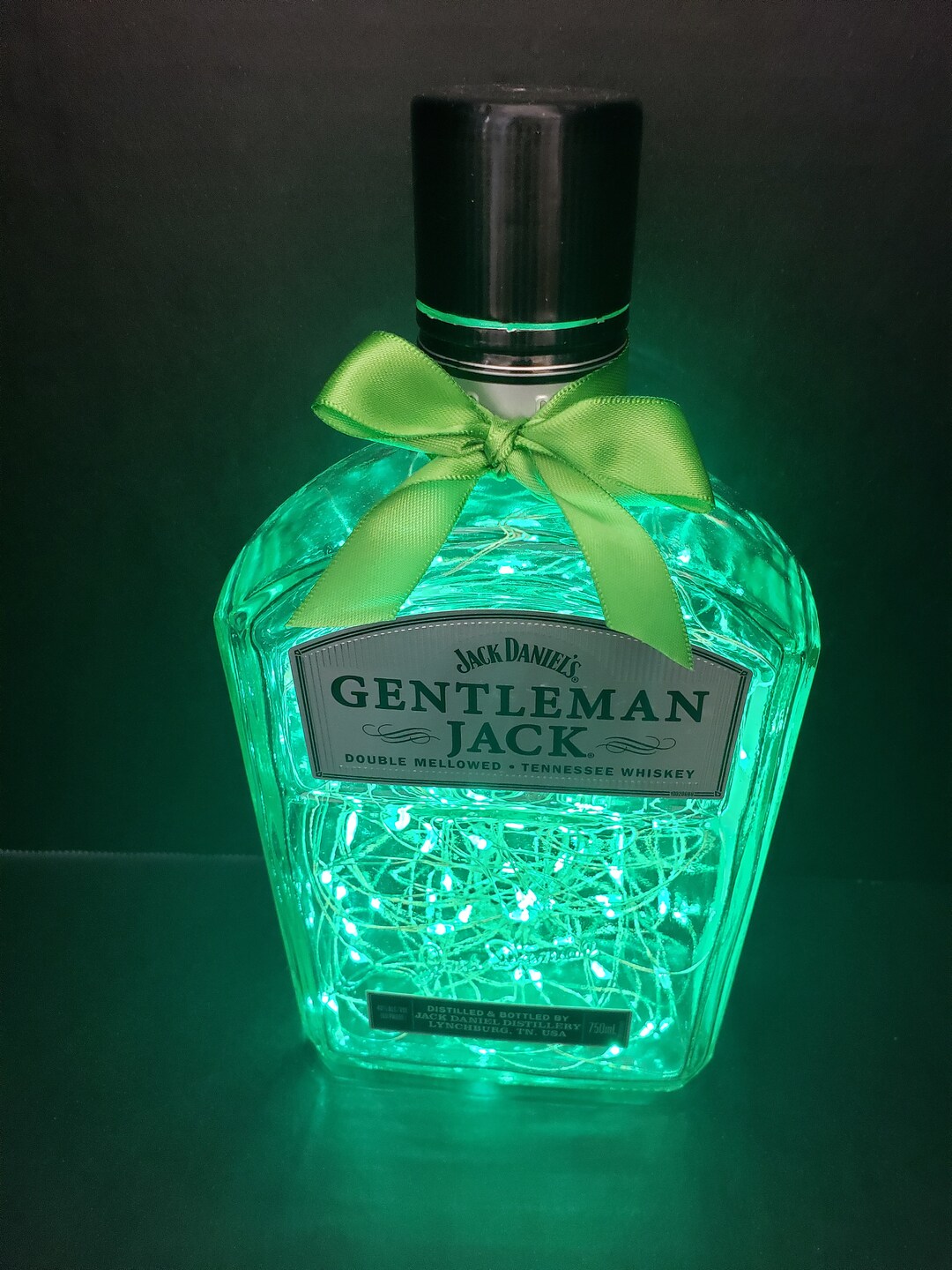 Gentlemen Jack Liquor Bottle. LED Battery Operated Lights. Multiple ...