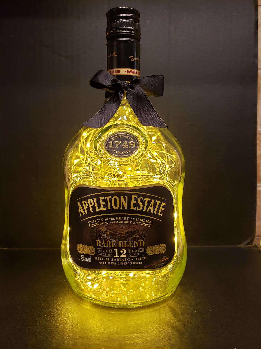 Appleton Estates Rum W/ Gold Lights - Etsy