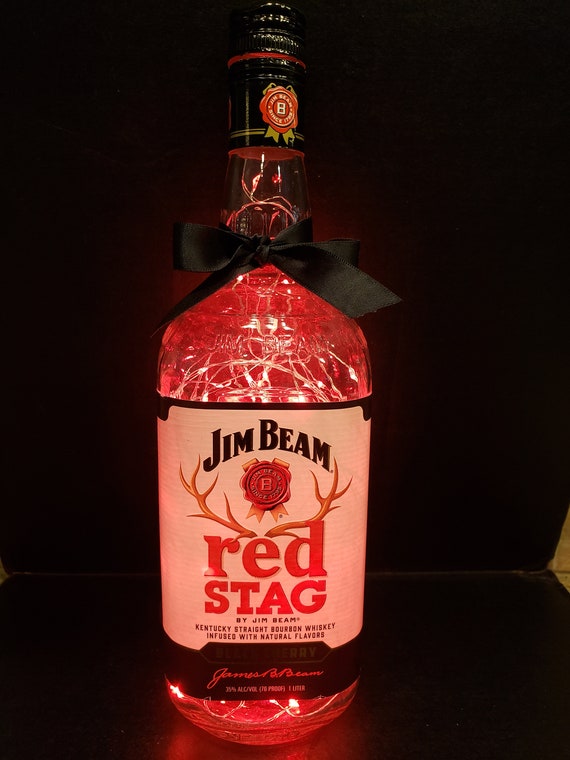 Jim Beam Red Stag: Red Lights | Etsy