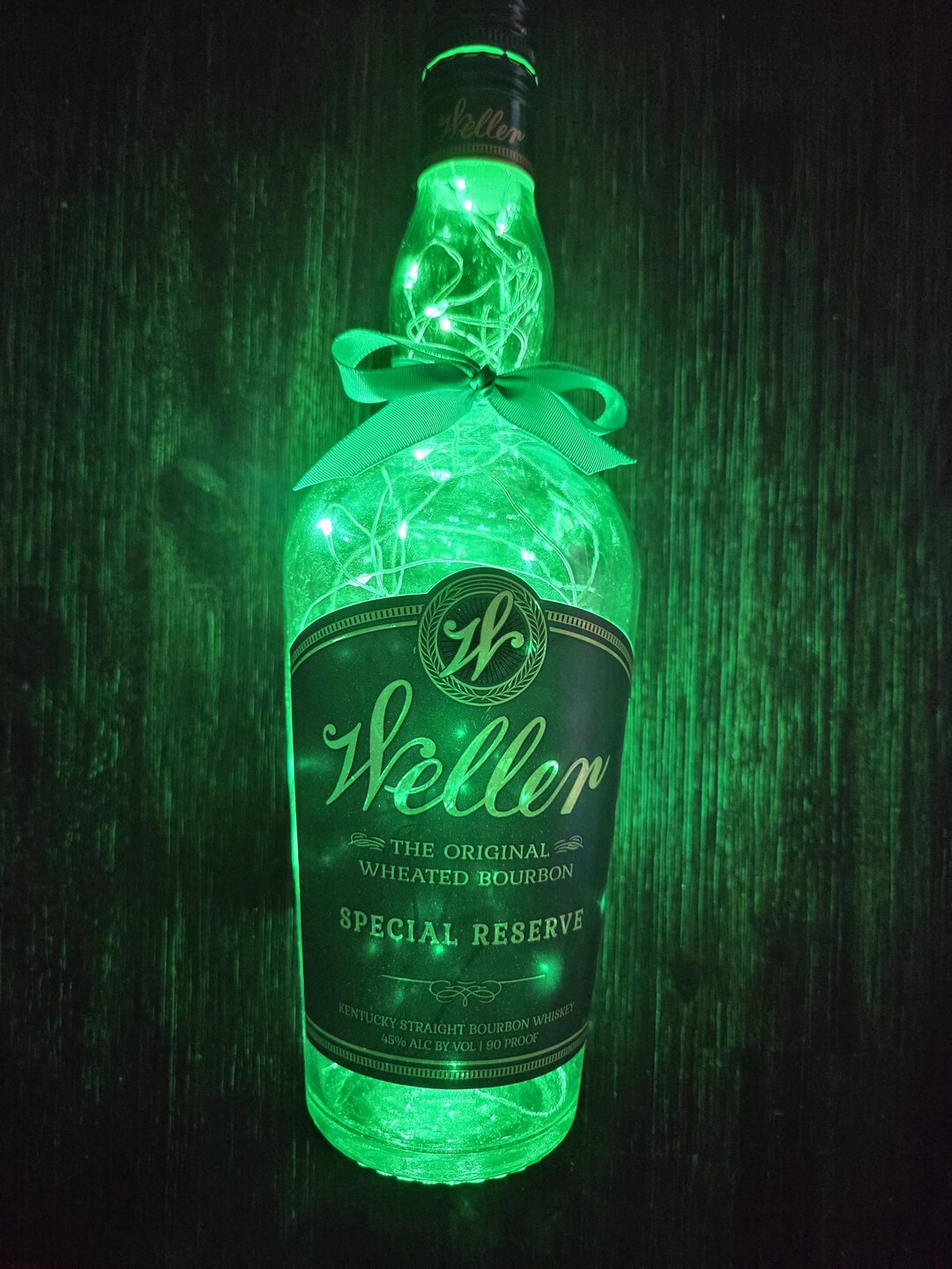 Weller Reserve Wheated Bourbon Bottle Bottle W/ LED Lights - Etsy