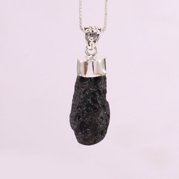 Authentic Tektite Pendant-tibet Moldavite Necklace-telepathy | Etsy